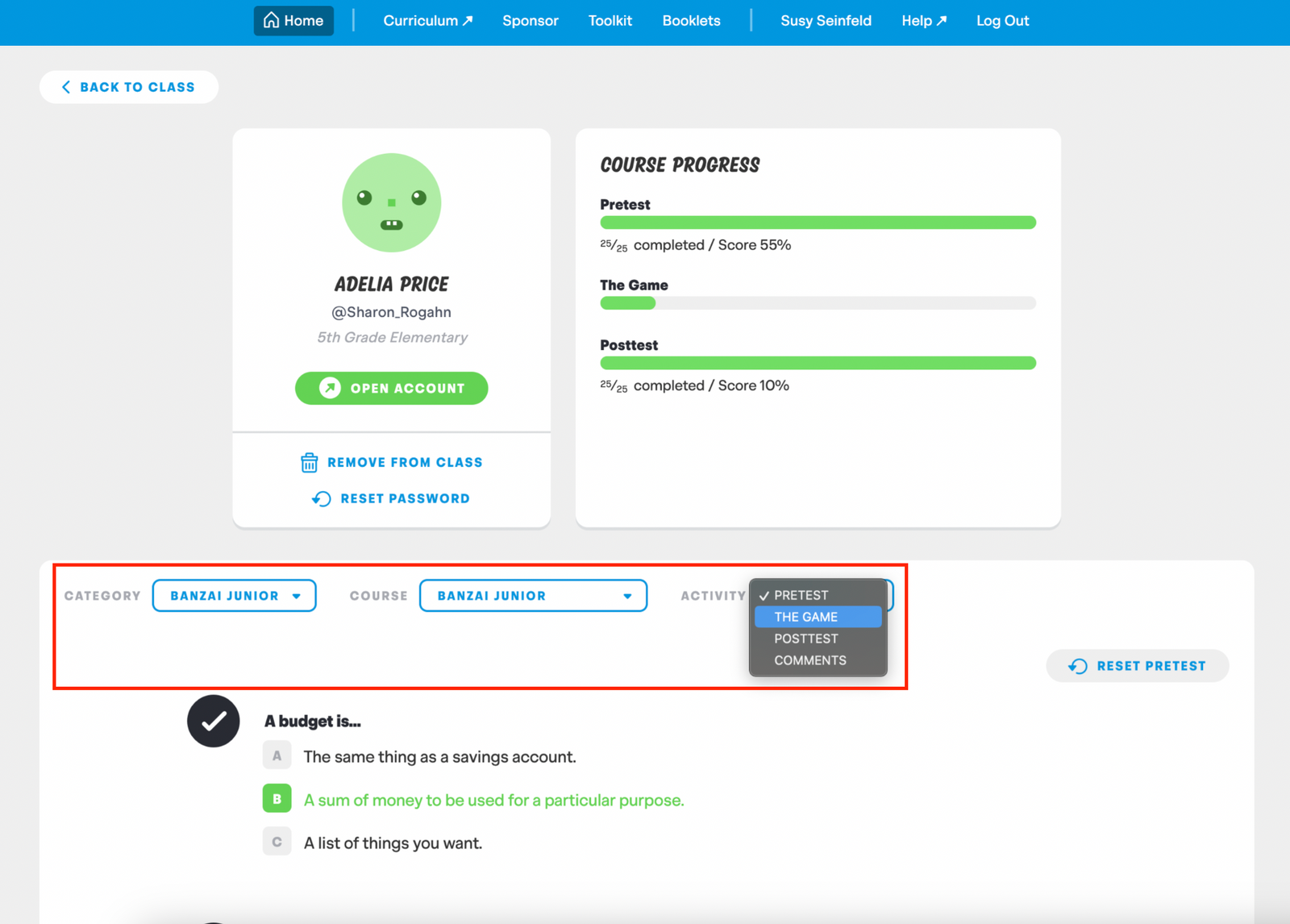 Updated Student & Grading Interfaces